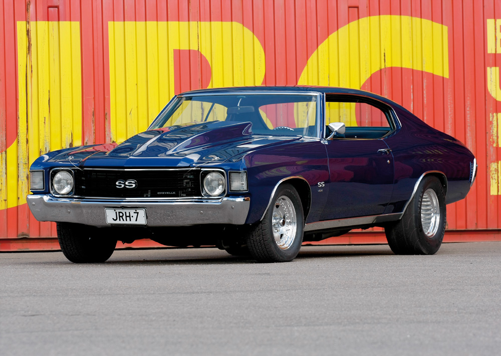 Voima puhukoon - Chevrolet Chevelle Malibu 2d HT ´72 - KaasujalkaKaasujalka